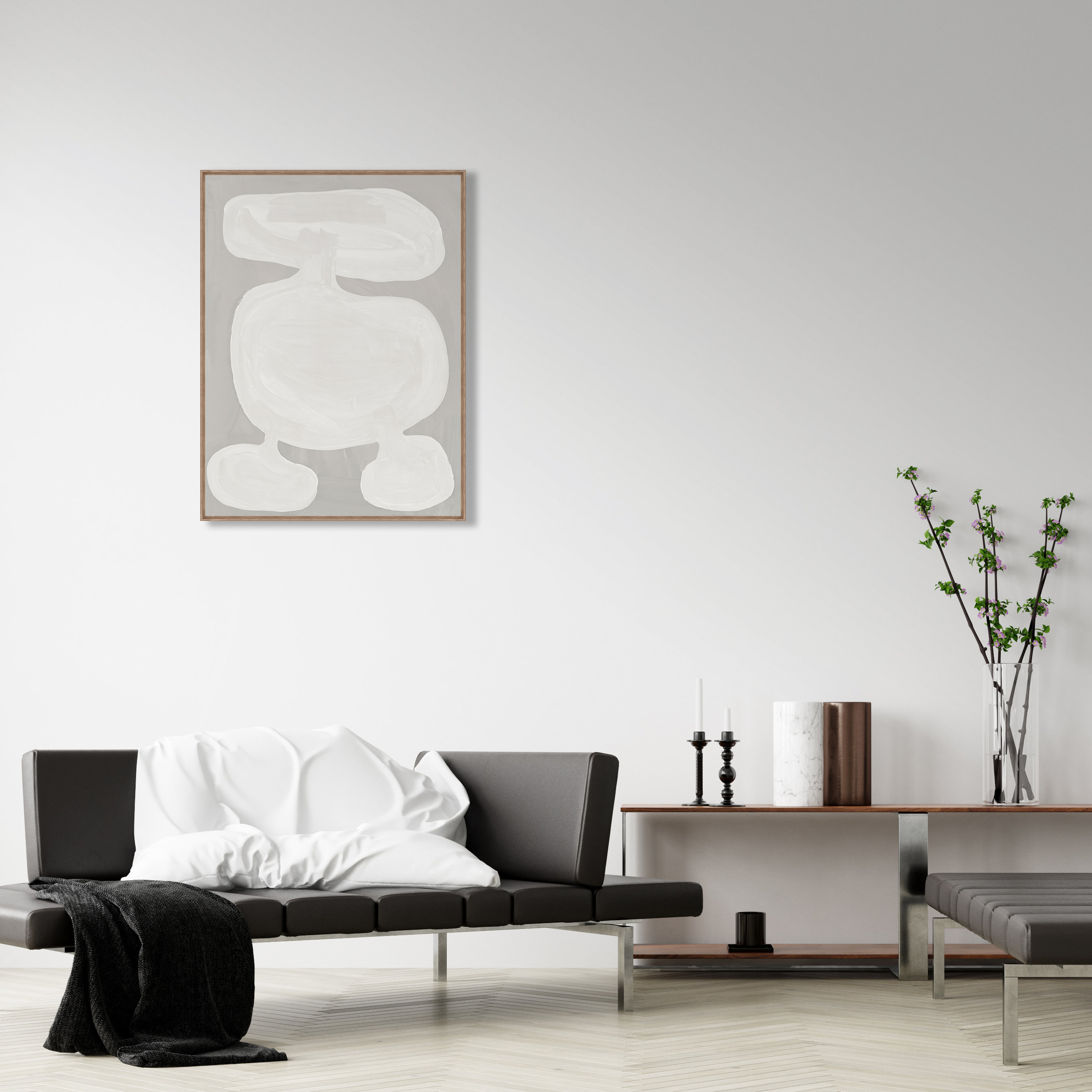 Bobby Berk Home "Ambiguous II" par Bobby Berk - peinture sur toile à cadre flottant - Wayfair Canada